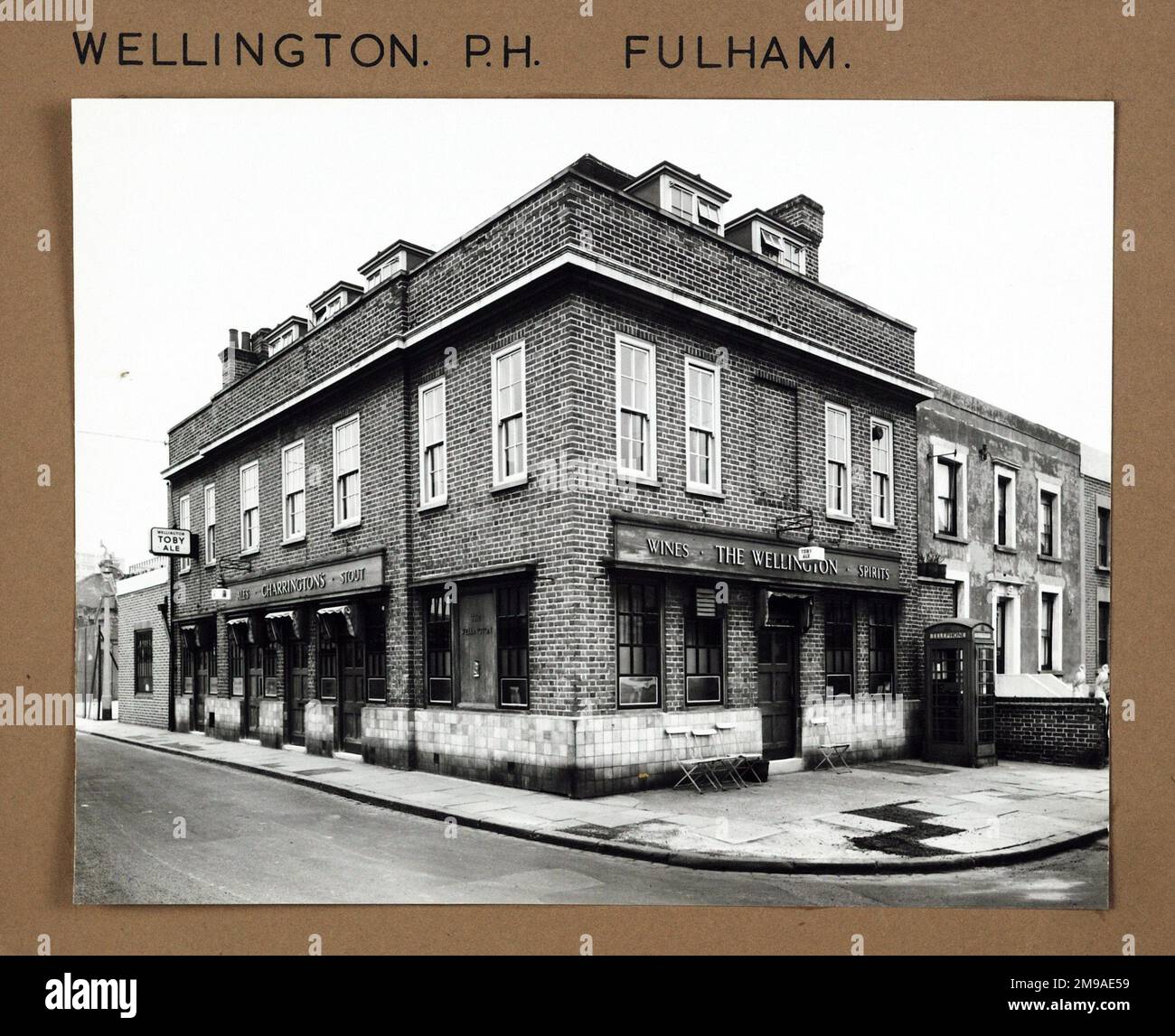 Photograph of Wellington PH, Fulham, London. The main side of the print ...