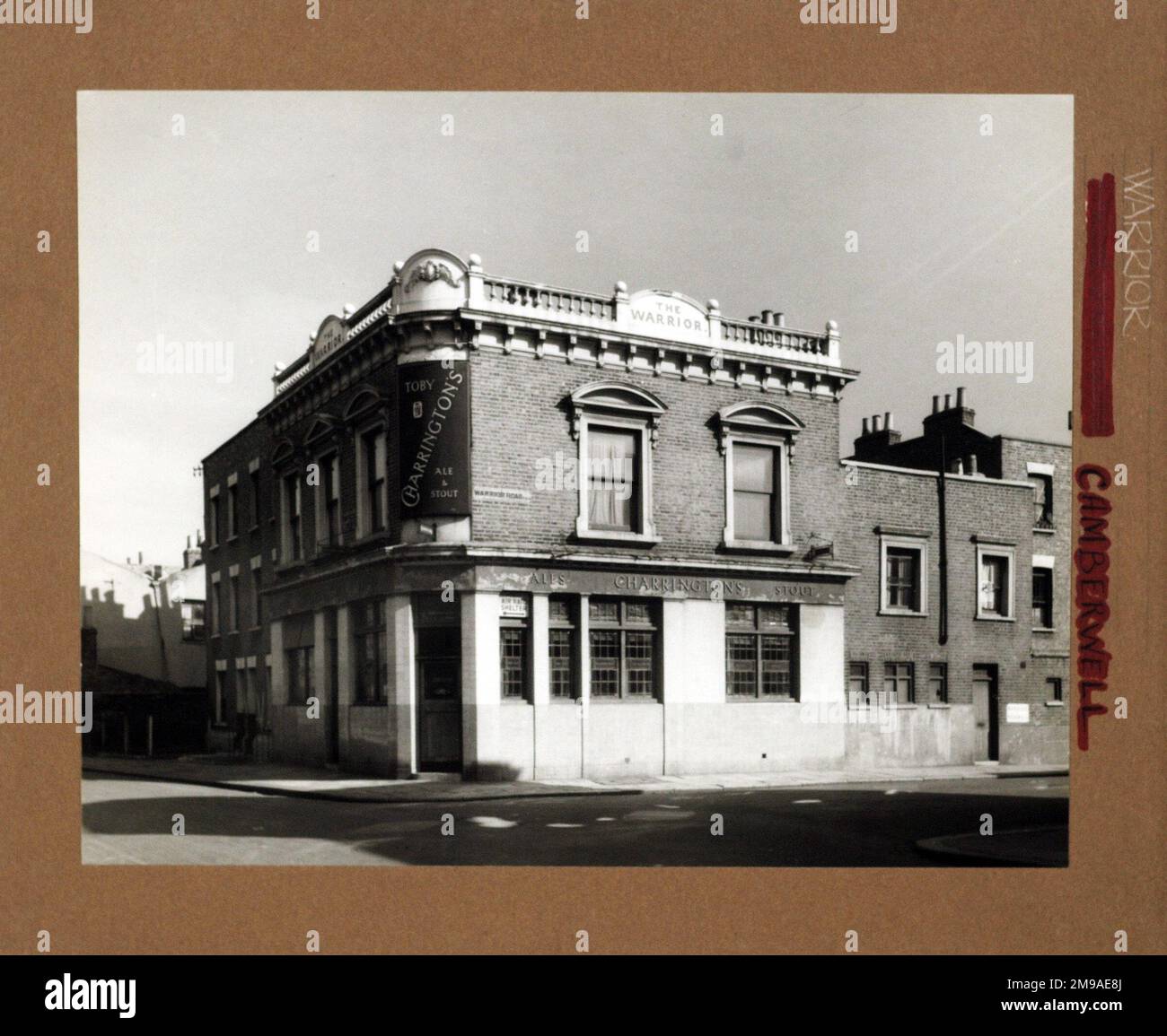 Photograph of Warrior PH, Camberwell, London. The main side of the ...