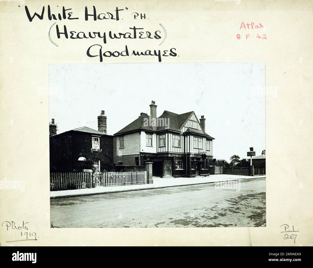 Photograph of White Hart PH, Goodmayes, Greater London. The main side ...