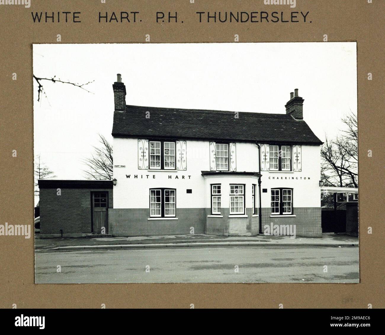 Photograph of White Hart PH, Thundersley, Essex. The main side of the ...