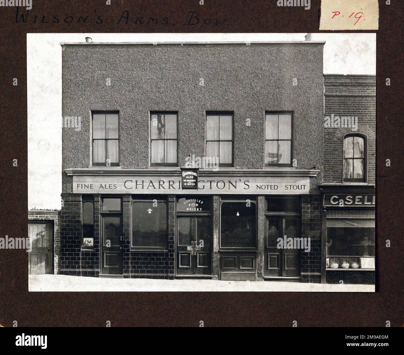 Photograph of Wilsons Arms, Bow, London. The main side of the print ...