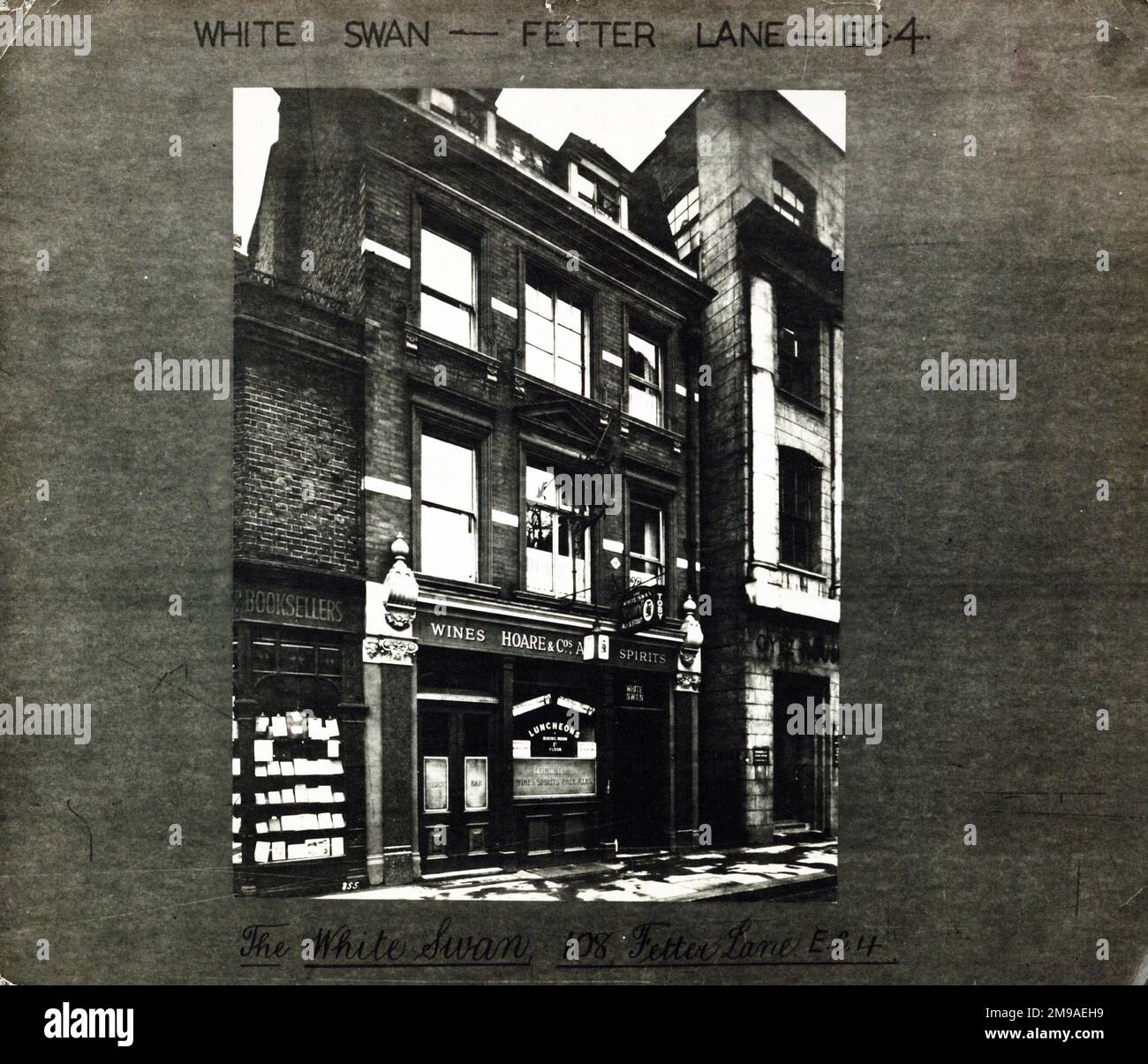 Photograph of White Swan PH, Holborn (Old), London. The main side of ...