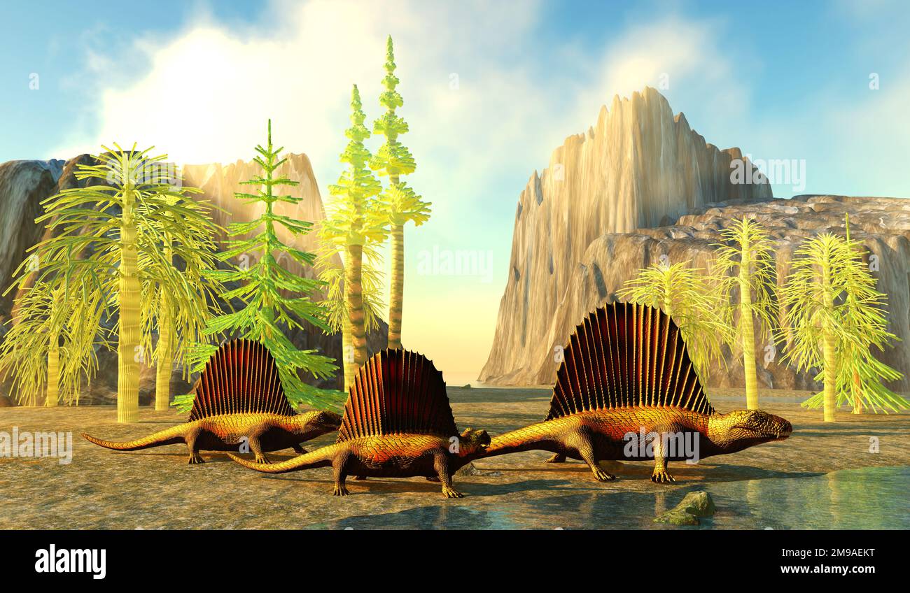 Early permian landscape permian hi-res stock photography and images - Alamy