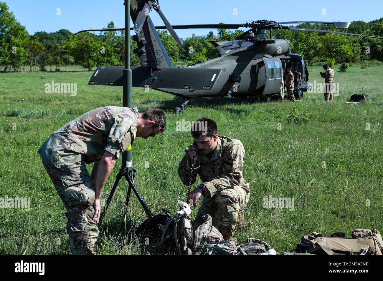Sgt. Timothy Clemons and 1st Lt. Collin Edwards, part of the Downed ...
