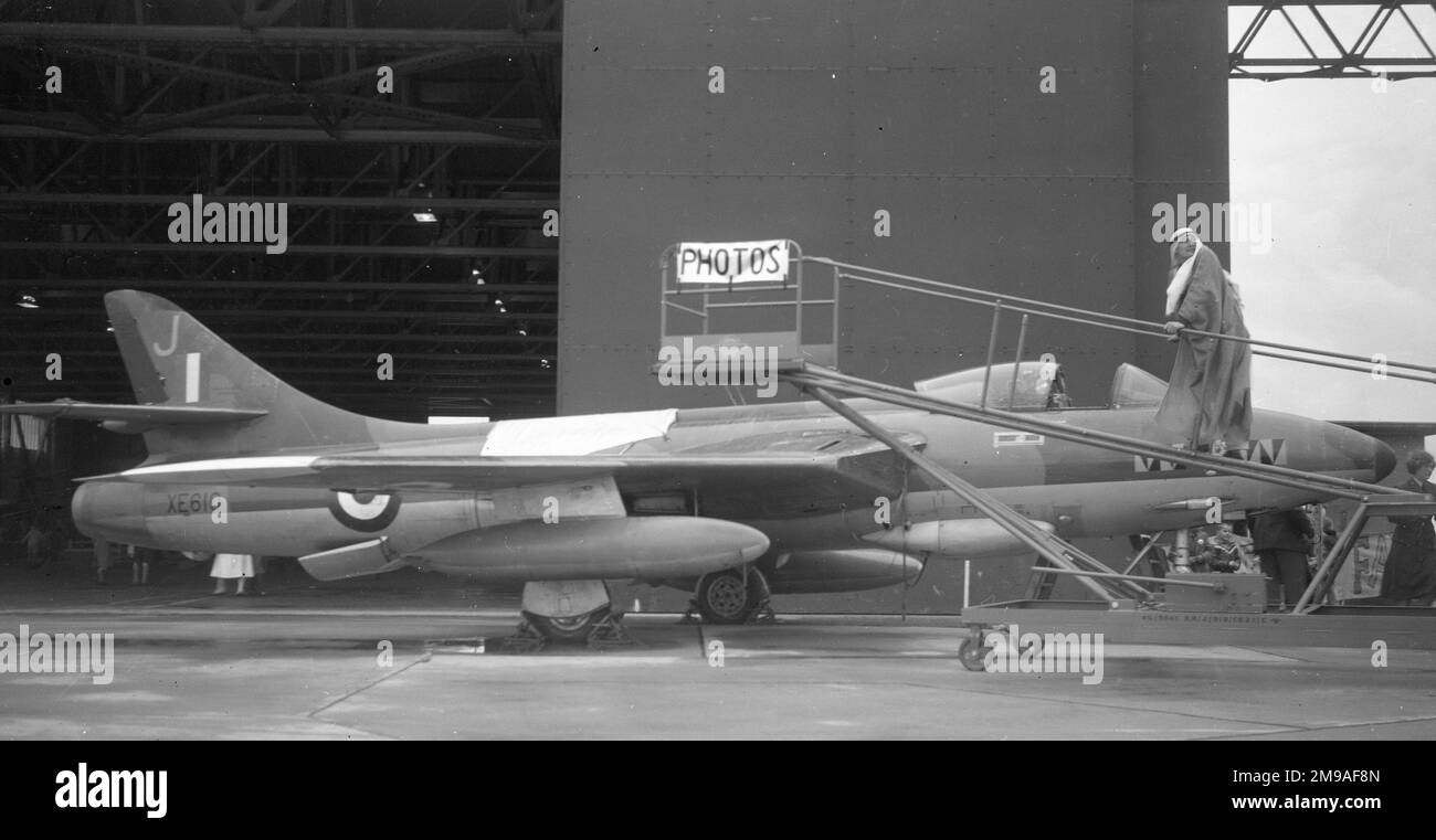 Royal Air Force - Hawker Hunter F.6 XE610, of No.74 Squadron at RAF ...