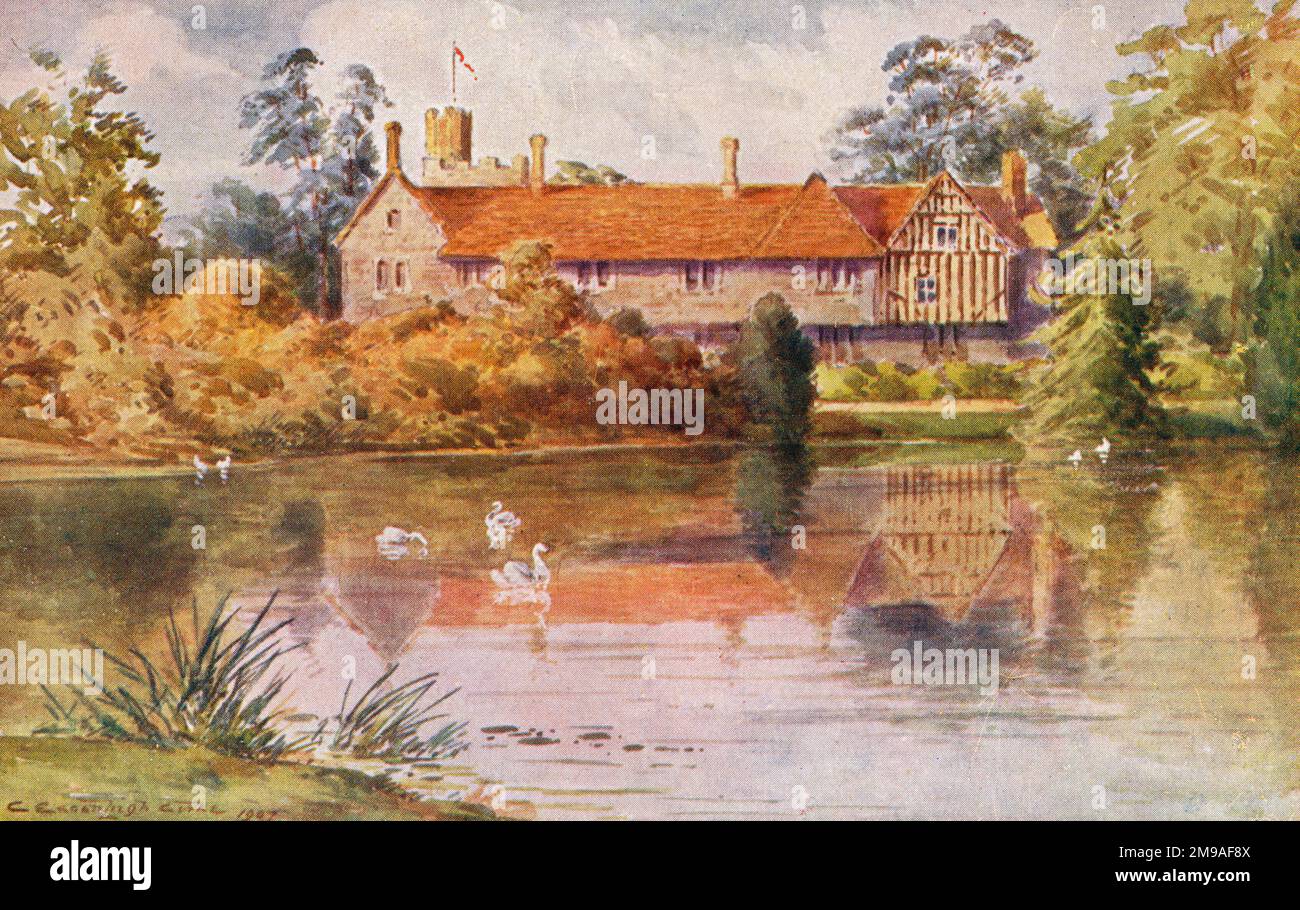 Ightham Mote, Kent - a medieval moated manor house Stock Photo - Alamy