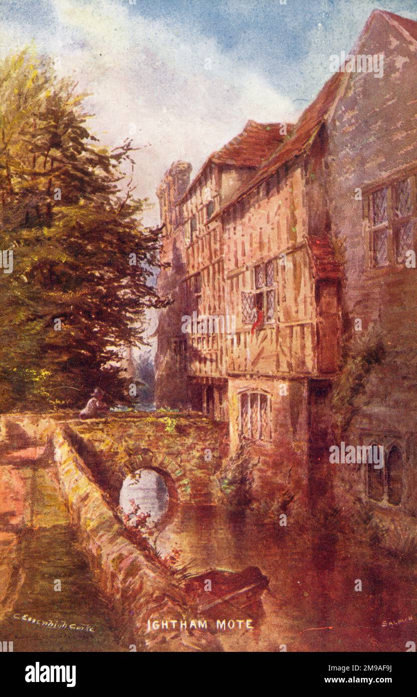 Ightham Mote, Kent - a medieval moated manor house Stock Photo - Alamy
