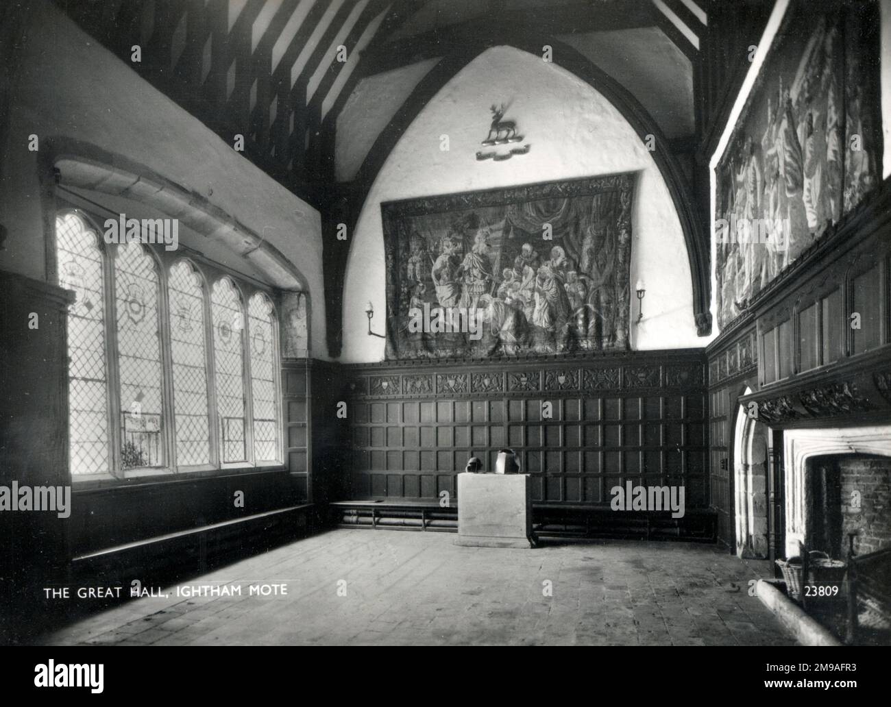 Ightham Mote, Kent - The Great Hall Stock Photo - Alamy