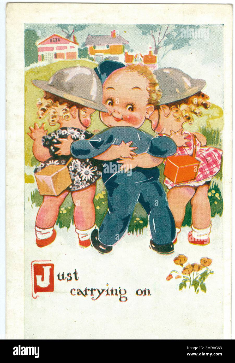 The Caption is 'Just Carrying on'. This is a reference to one of the ...