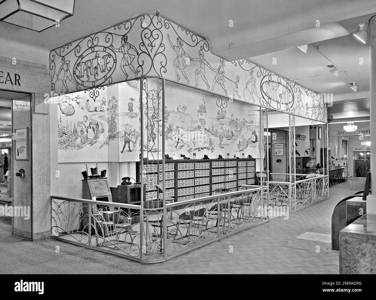 Inside the store Black and White Stock Photos & Images - Alamy