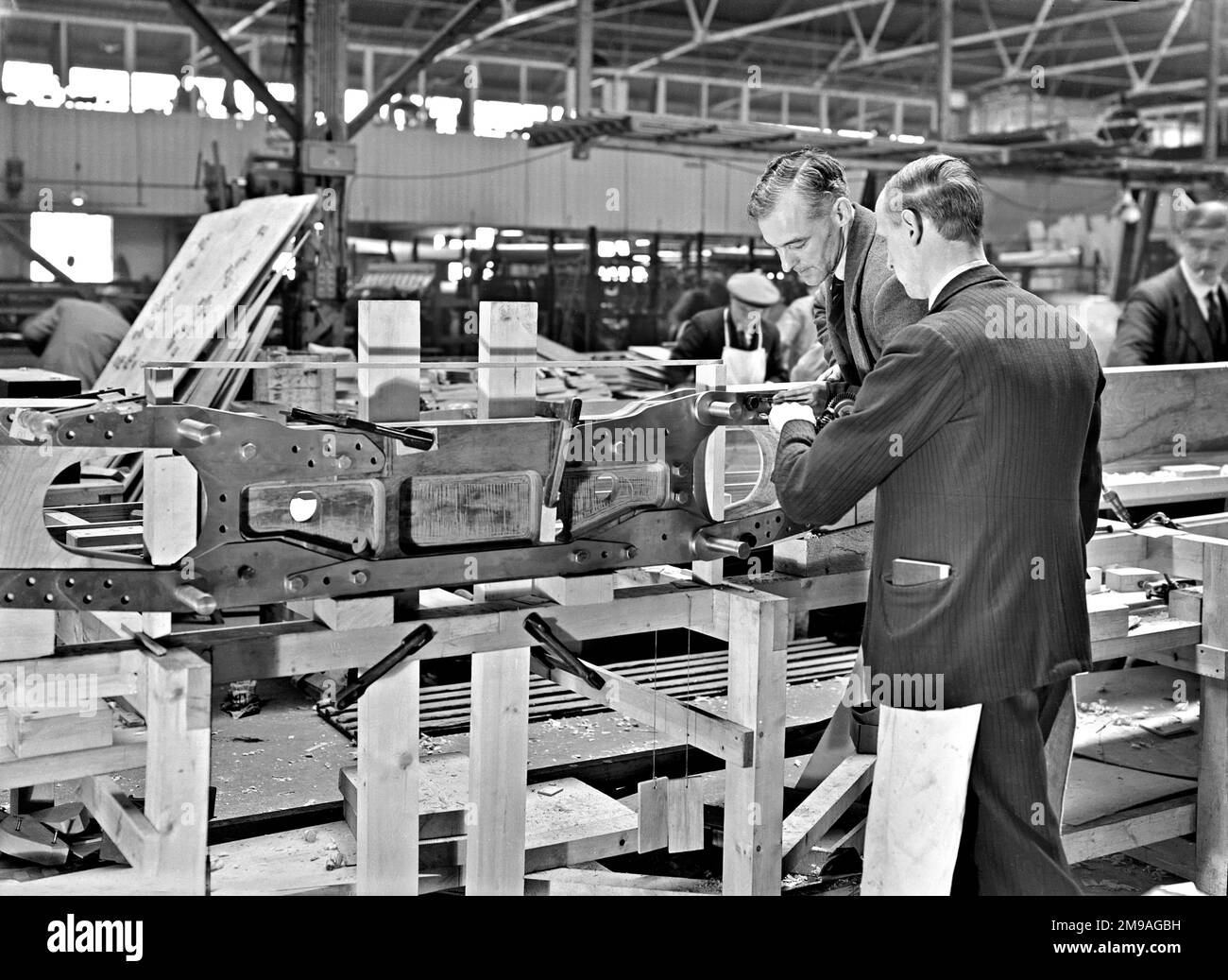 Heston Aerodrome in May, 1939. Heston was an airfield located to the ...