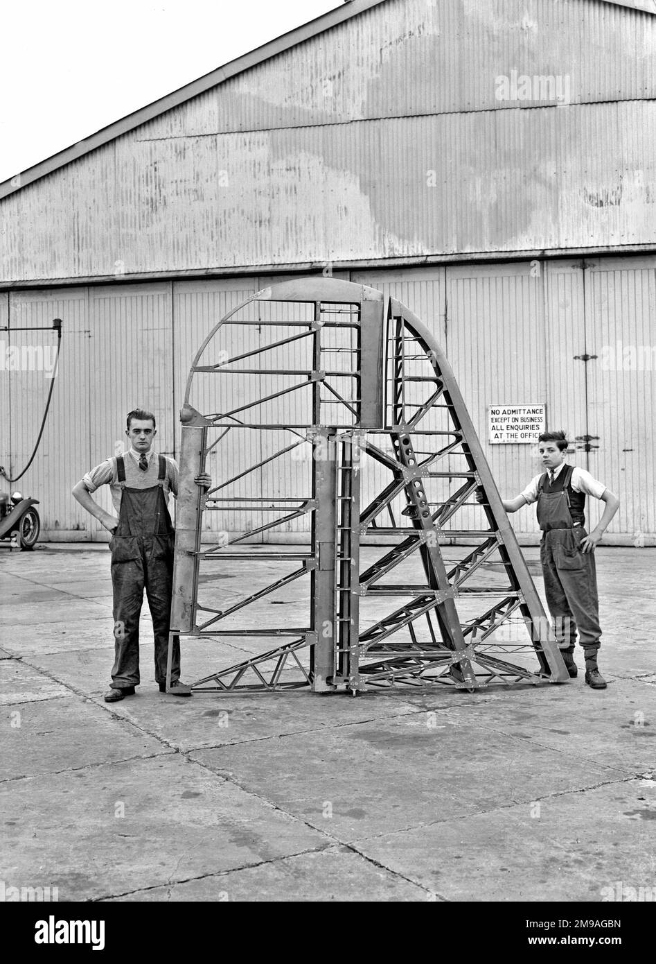 Heston Aerodrome in May, 1939. Heston was an airfield located to the ...