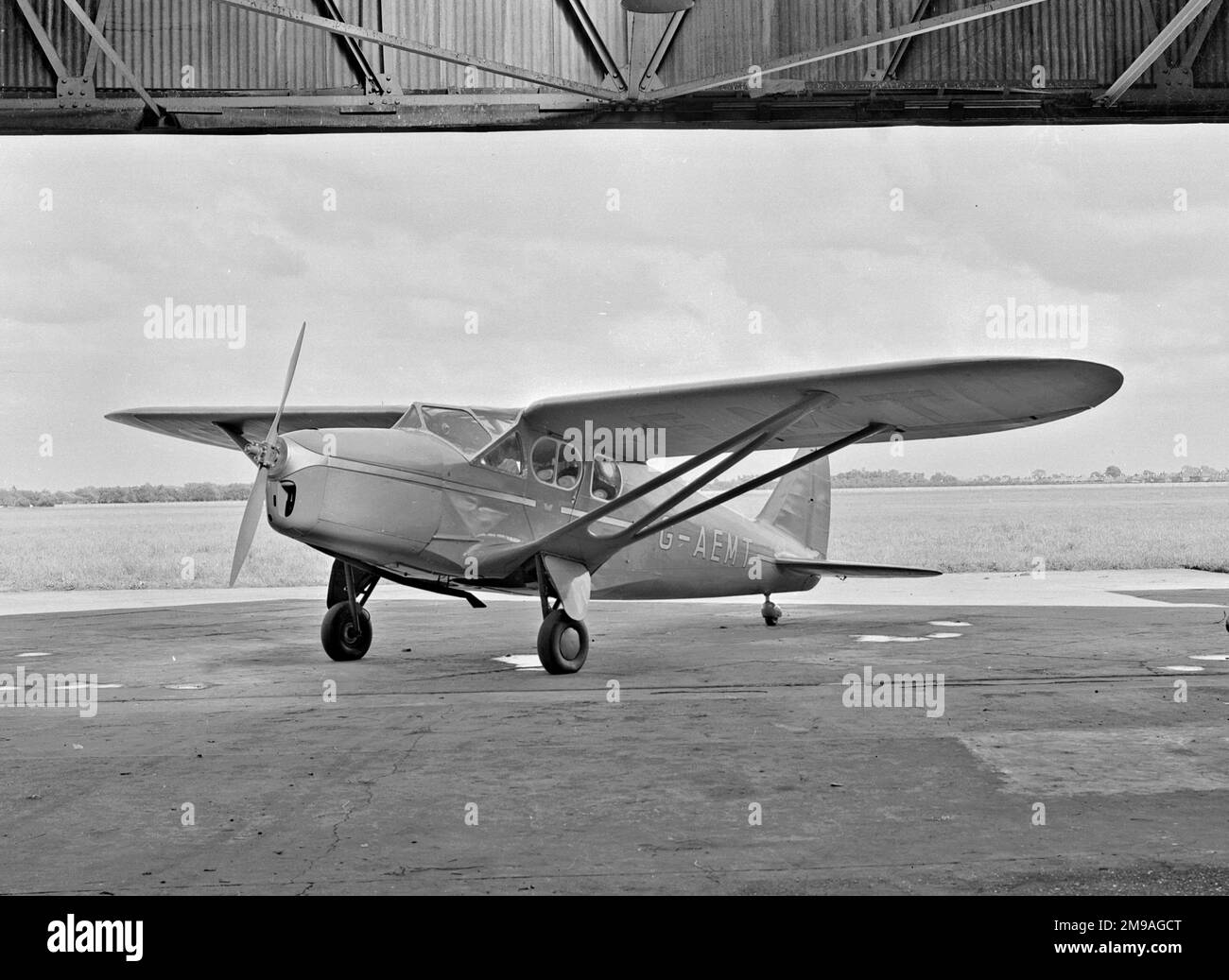 Heston Aerodrome in May, 1939. Heston was an airfield located to the ...