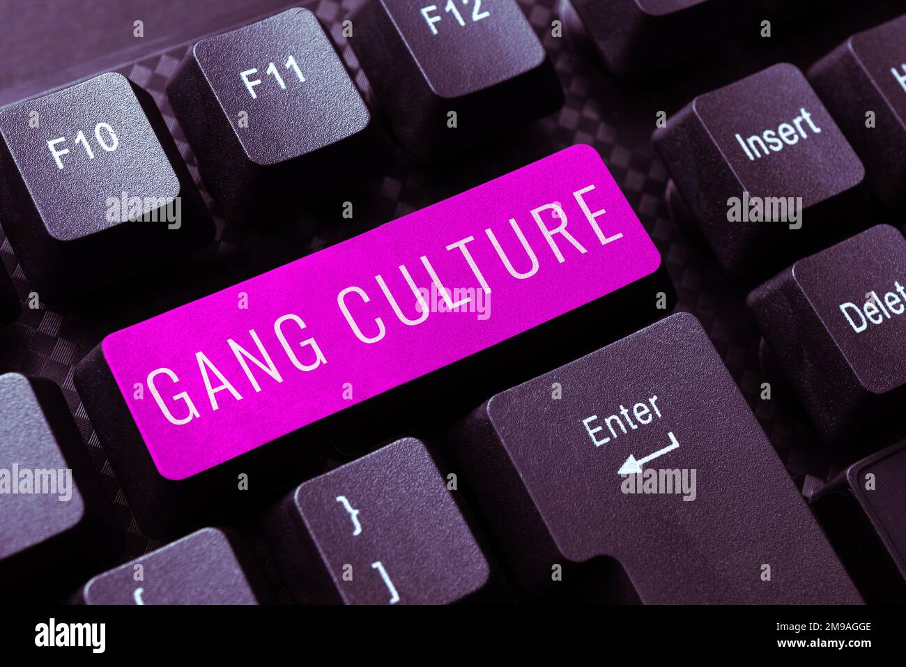 Conceptual caption Gang Culture, Business approach particular ...