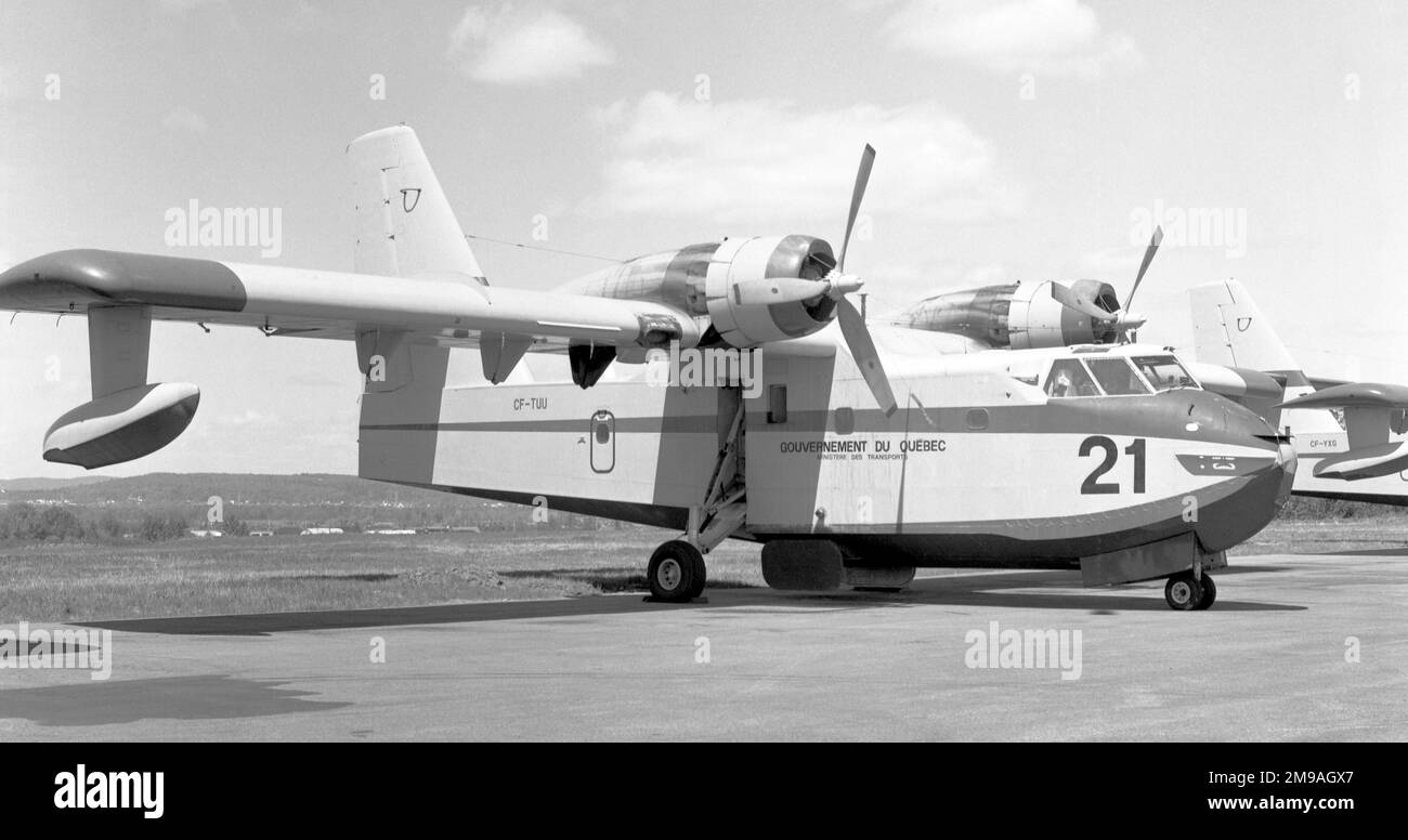Canadair CL-215 CF-TUU (msn 1011, call-sign '21') of the Ministere des ...