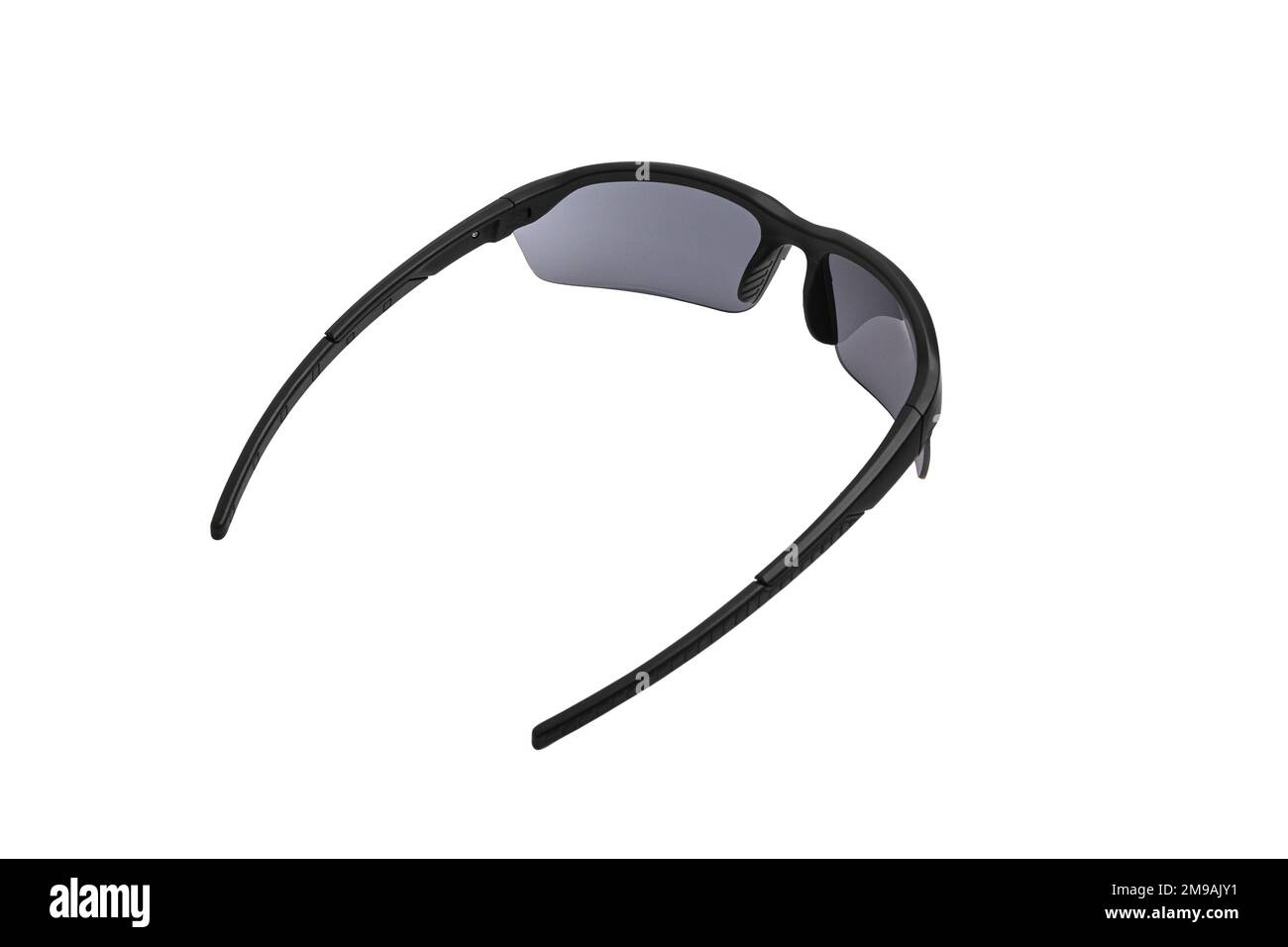 Modern goggles for eye protection. Glasses with plastic frames and ...