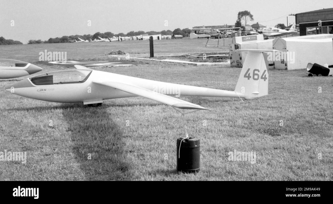 Schleicher ASW19 '464', in the glider parking / preparation area at a ...