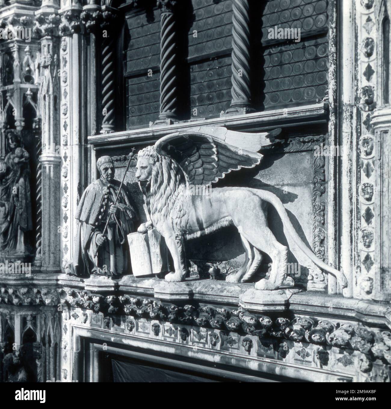 The Lion of Venice, Italy Stock Photo - Alamy