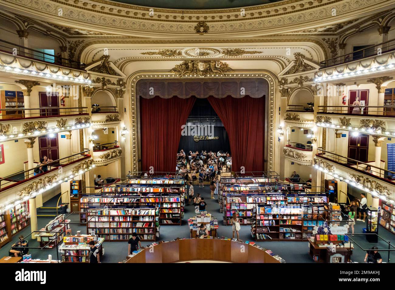 El Ateneo Bookstore in the former Grand Splendid Theatre in Buenos ...