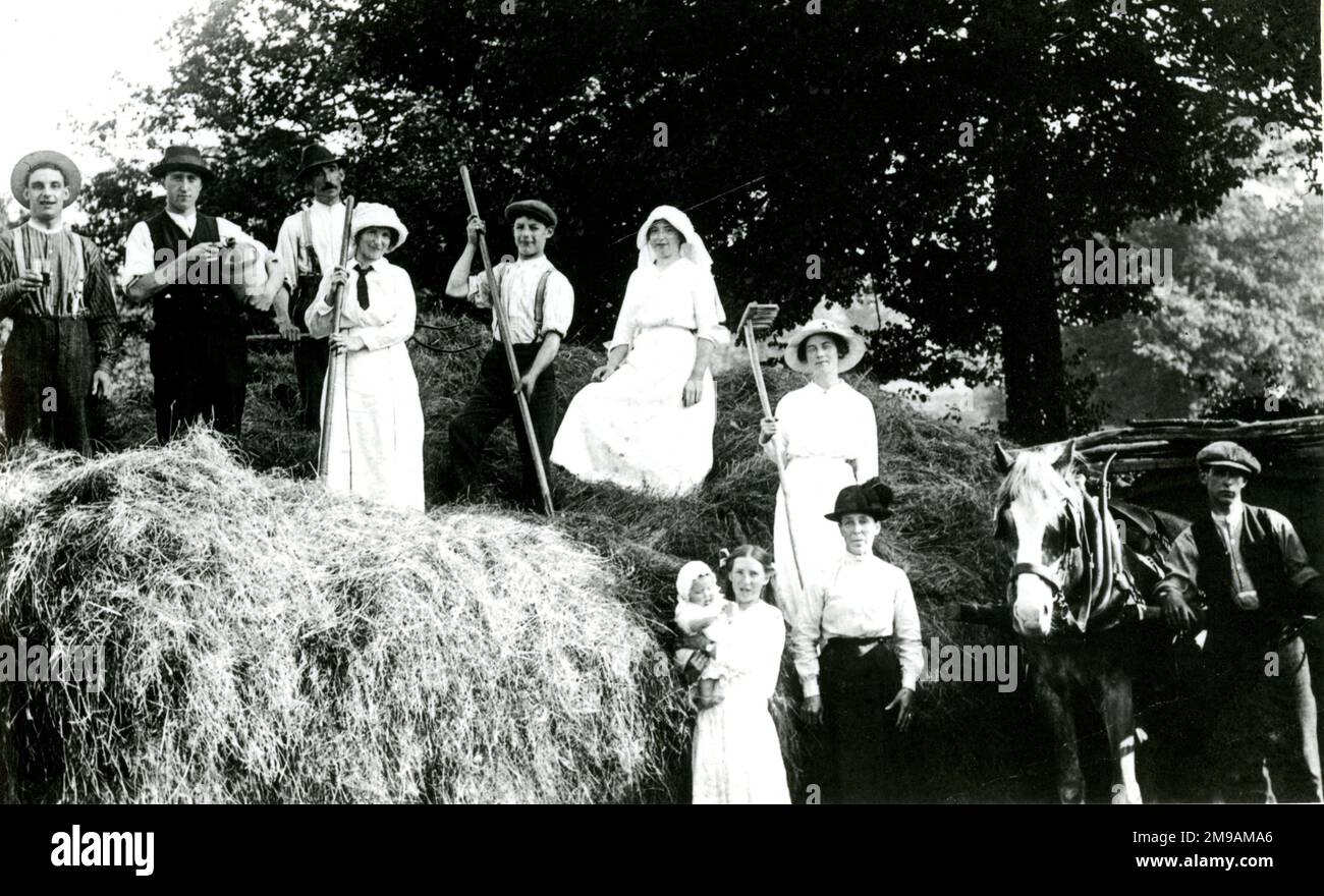 First world war women farming hi-res stock photography and images - Alamy