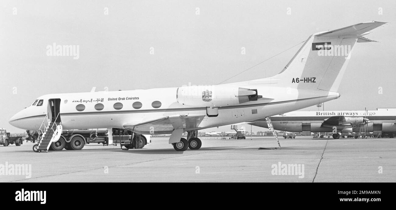 Grumman G-1159 Gulfstream II A6-HHZ (msn 164), of the United Arab ...