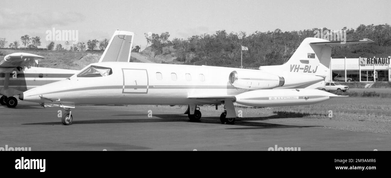 Gates Learjet 25B VH-BLJ (msn ), belonging to B.S.Stillwell, at Noumea ...