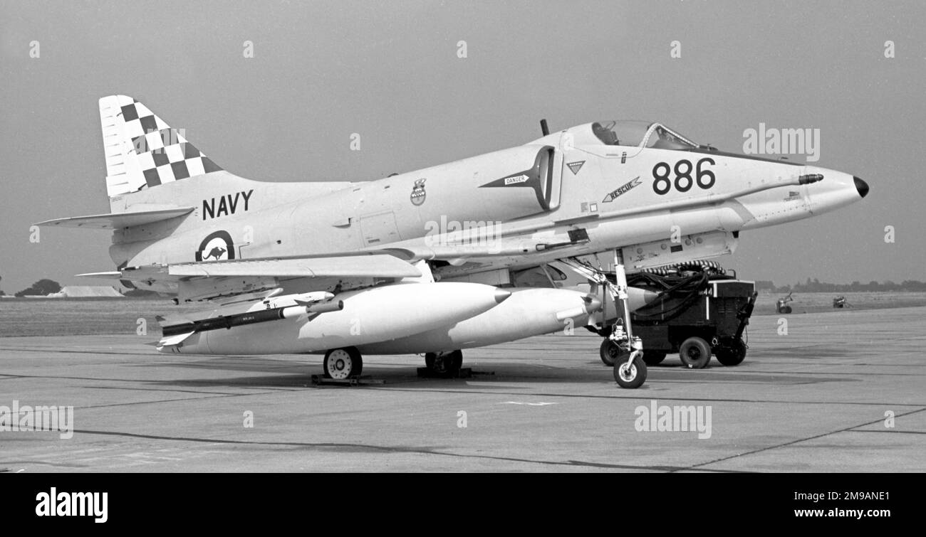 Royal Australian Navy - Douglas A-4G Skyhawk, at RAF Greenham Common ...