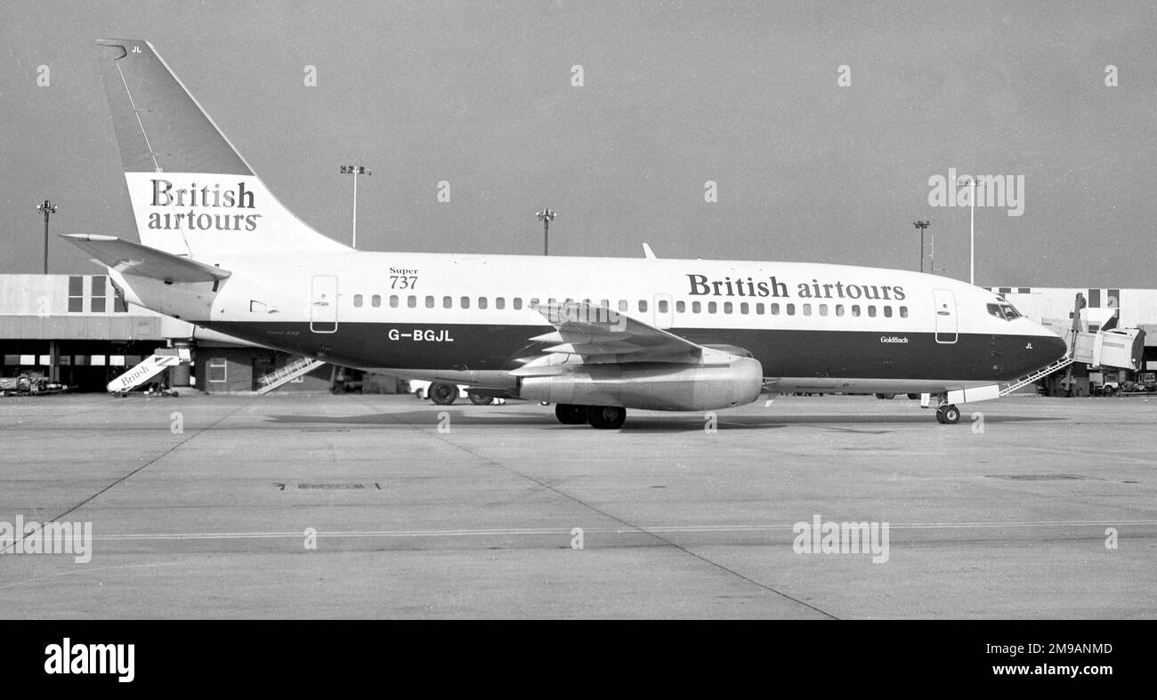 Boeing 737-236 G-BGJL 'Goldfinch' (msn 21443, line Number 501), of ...