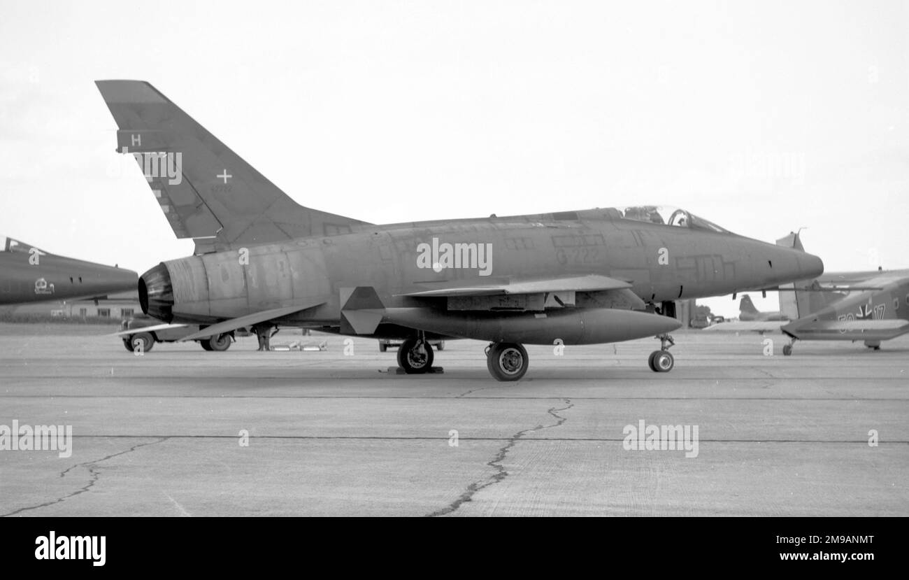 Royal Danish Air Force - North American F-100D Super Sabre 42222 'G-222 ...