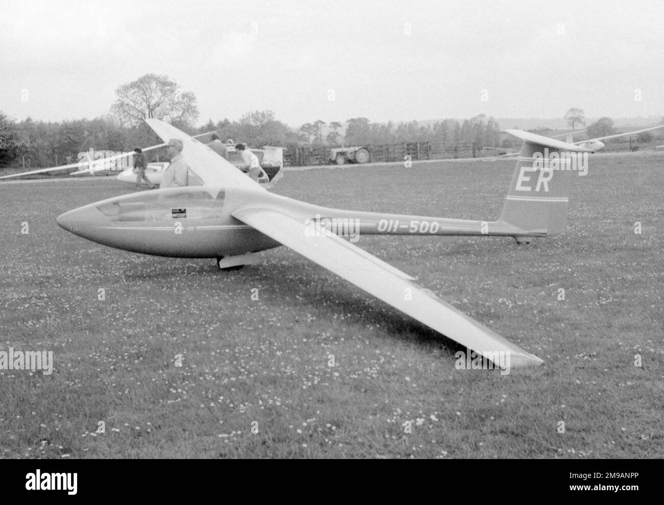 Eiri-Avion PIK-20 OH-500 'ER', at a regional gliding competition in the ...