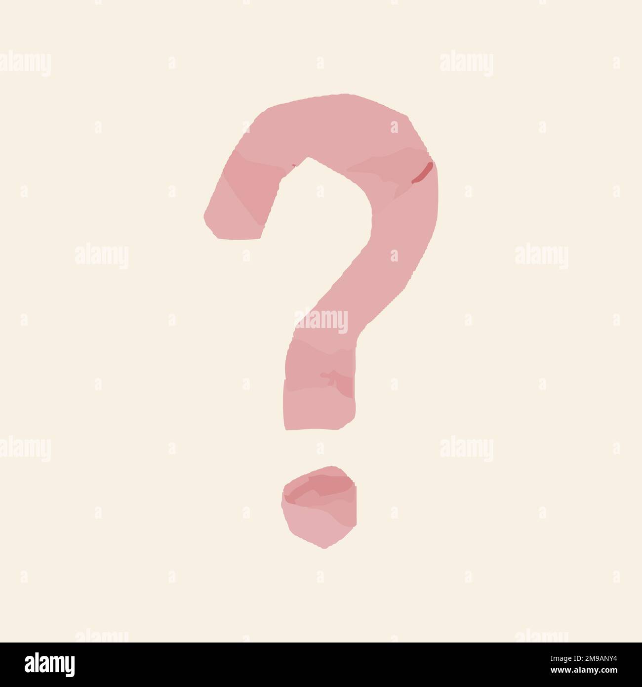 Question mark paper cut symbol vector Stock Vector Image & Art - Alamy