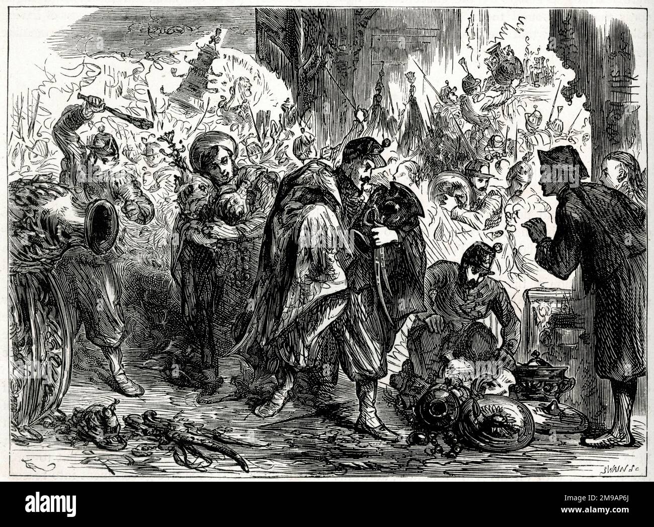 Anglo-French forces looting the Emperor's Palace, Beijing, August 1860 ...