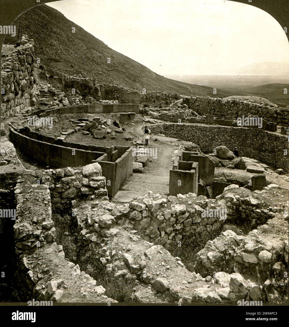 Council-place of the Elders, Acropolis of Mycenae, Greece Stock Photo ...