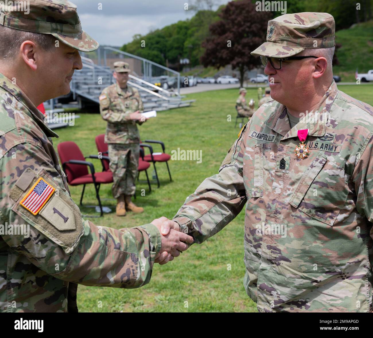 New York National Guard Command Sgt. Maj. Thomas Ciampolillo, the ...