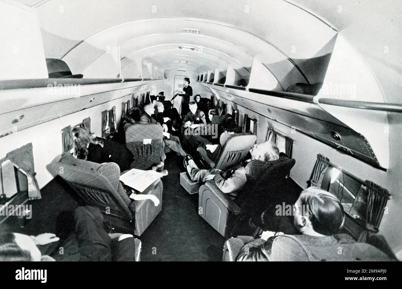 Passenger plane interior 1930s hi-res stock photography and images - Alamy