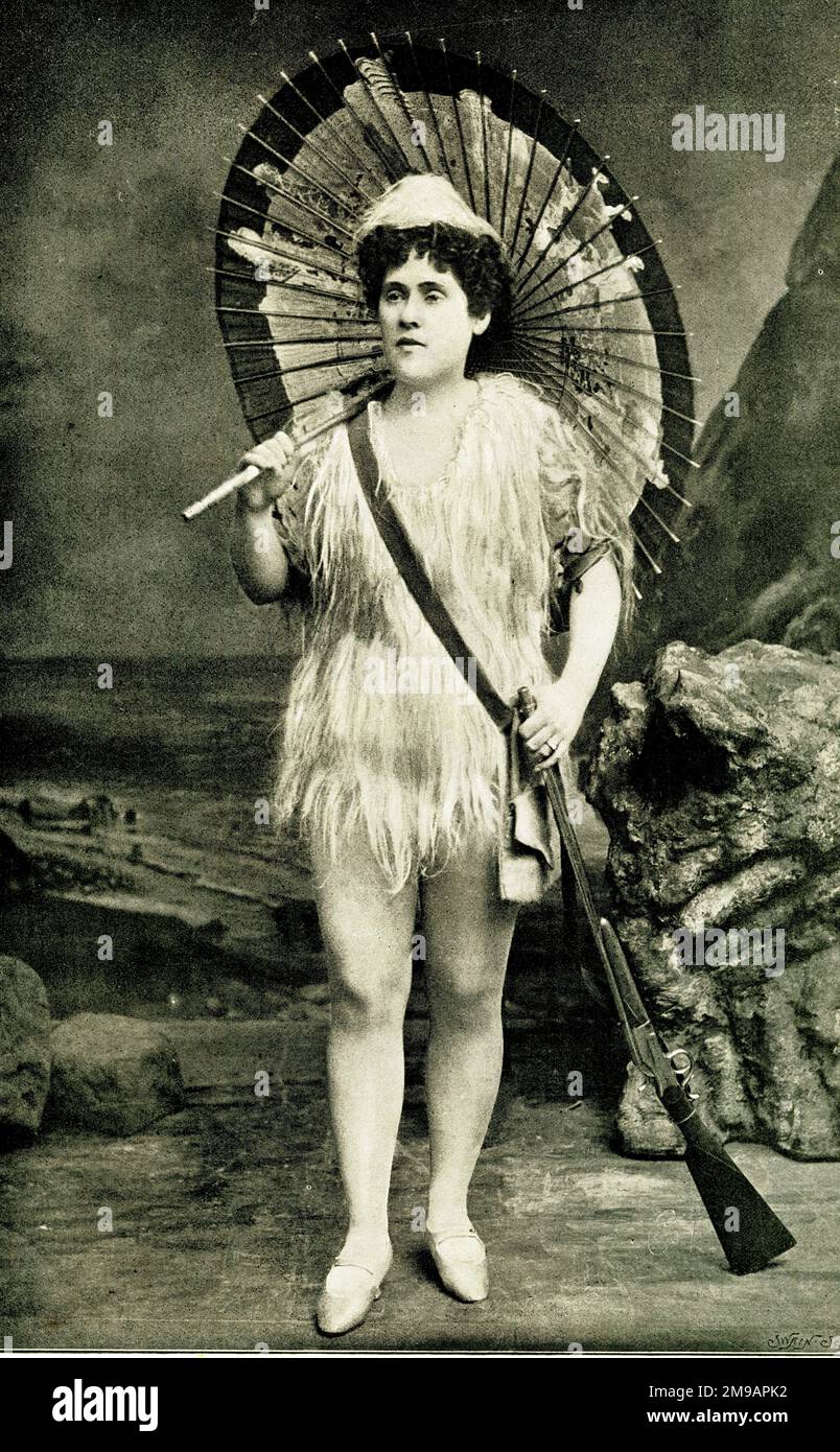 Jessie Preston as Robinson Crusoe, at the Grand Theatre, Islington ...
