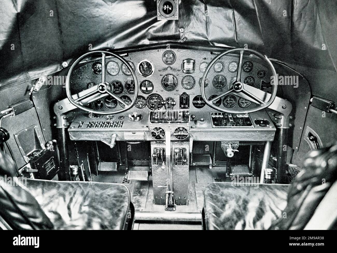 Trans-Canada Lockheed Aircraft, Pilot's cockpit fitted for blind flying ...