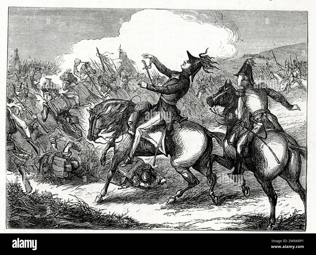 Death of Lieutenant-General Sir Thomas Picton, Battle of Waterloo, 18 ...