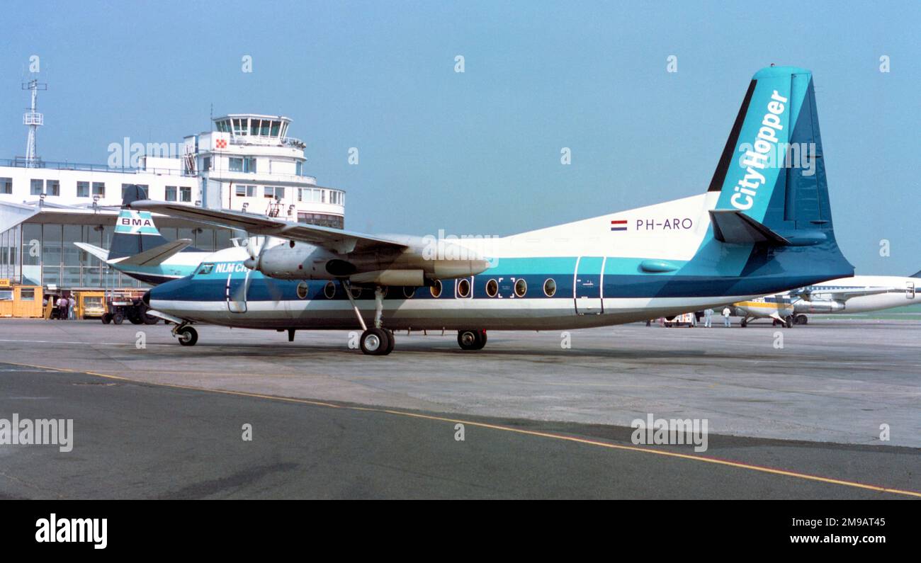 Fokker F27-400 Friendship PH-ARO (msn 10270), of NLM Cityhopper (NLM - Nederlandse Luchtvaart ...