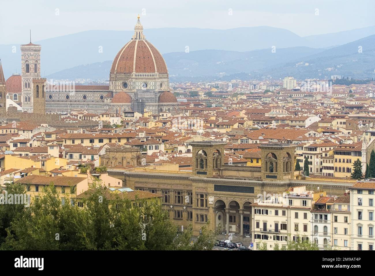 Aerial view of Florence Italy Stock Photo - Alamy