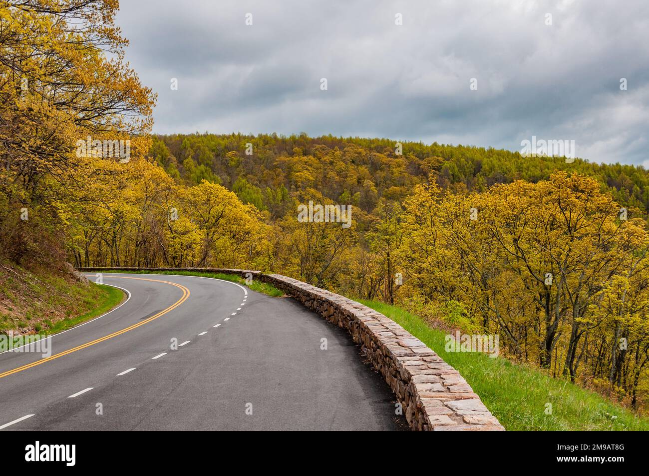 Springtime Along Skyline Drive, Shenandoah National Park Virginia USA ...