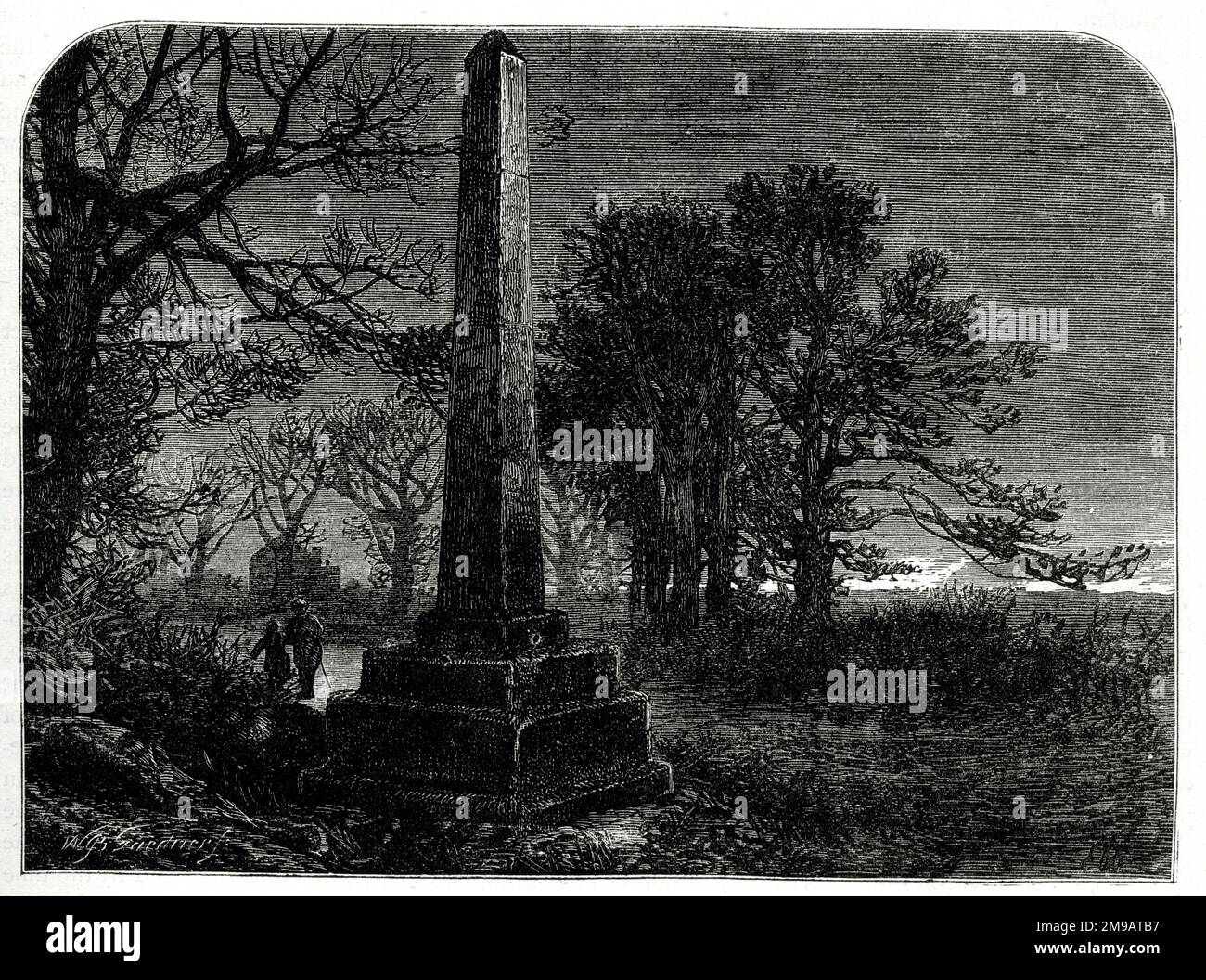 Battle of barnet obelisk hi-res stock photography and images - Alamy