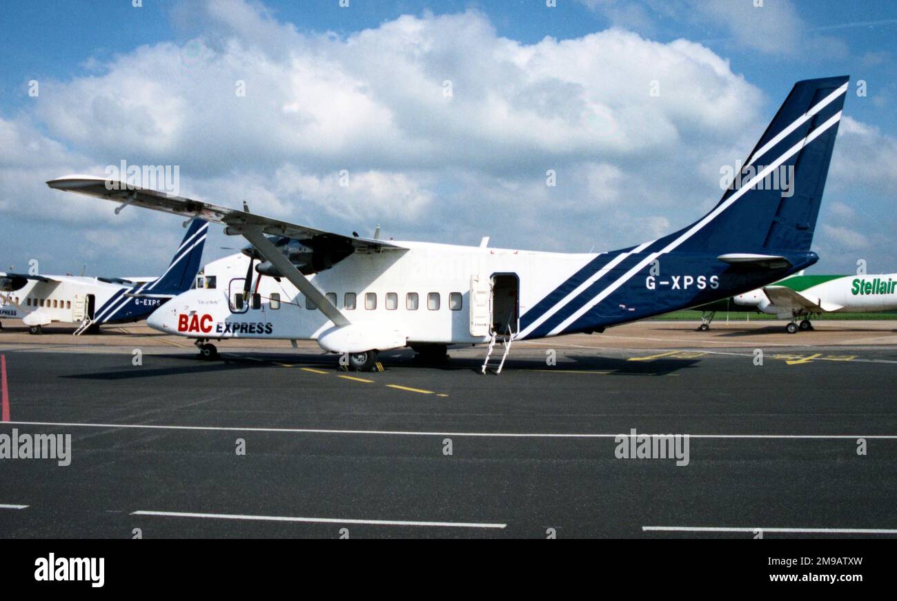 Short 360 G-XPSS, of BAC Express Stock Photo - Alamy
