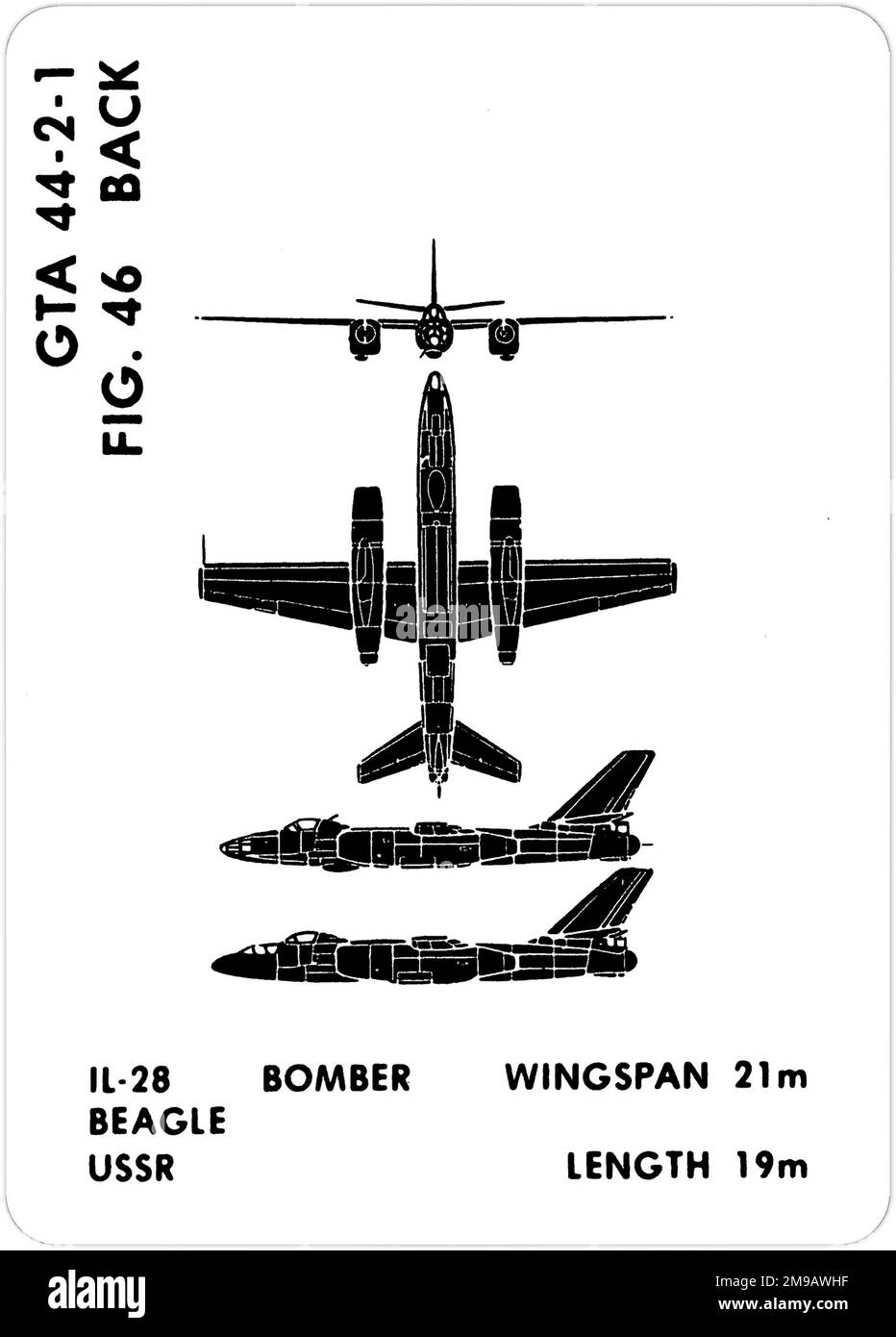 Ilyushin il 28 nato codename Cut Out Stock Images & Pictures - Alamy