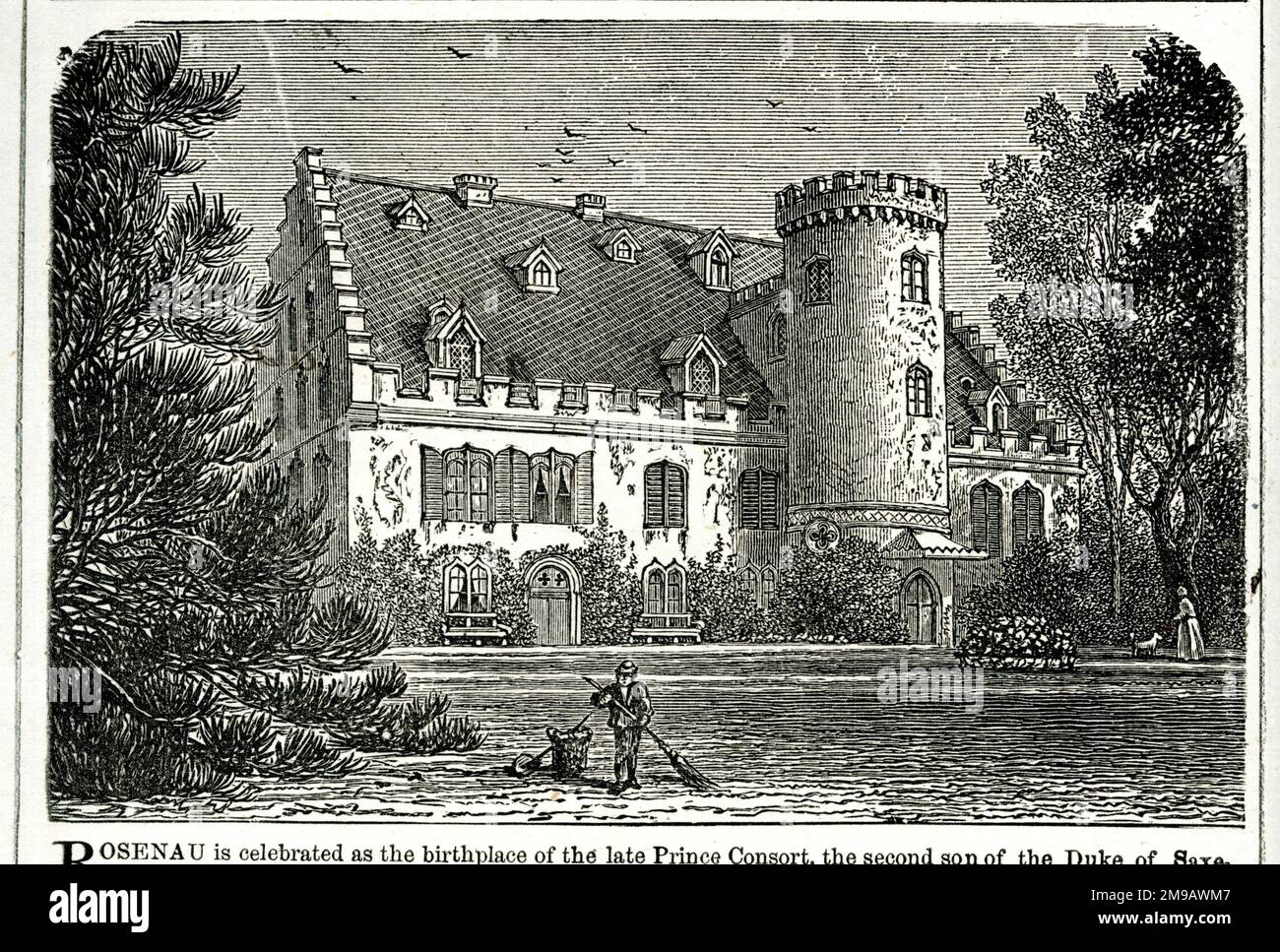 Rosenau Castle, Coburg, Germany, birthplace of Prince Albert Stock ...