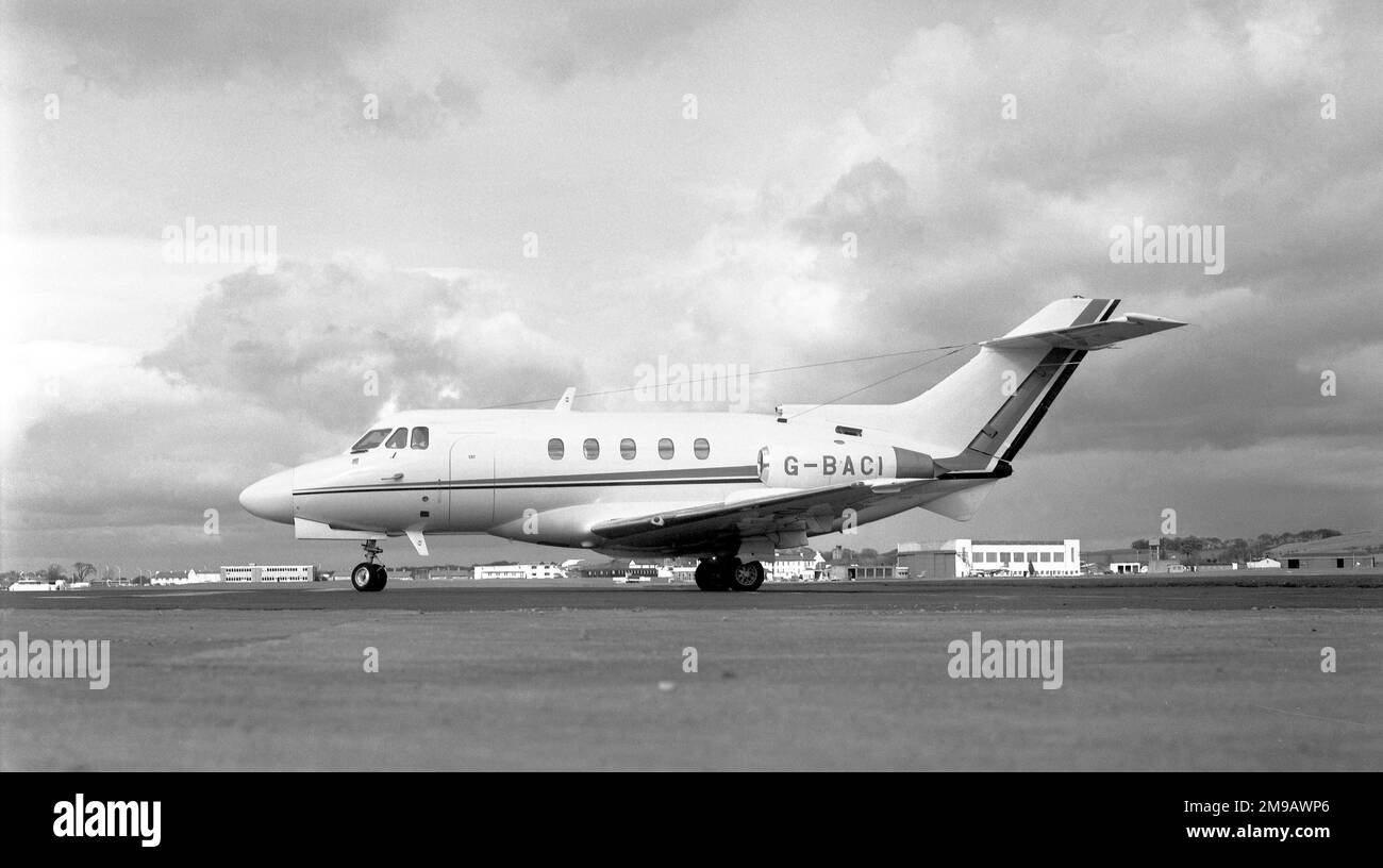 Hawker Siddeley HS-125-400A G-BACI (msn 25283), of Cameron Iron Works ...