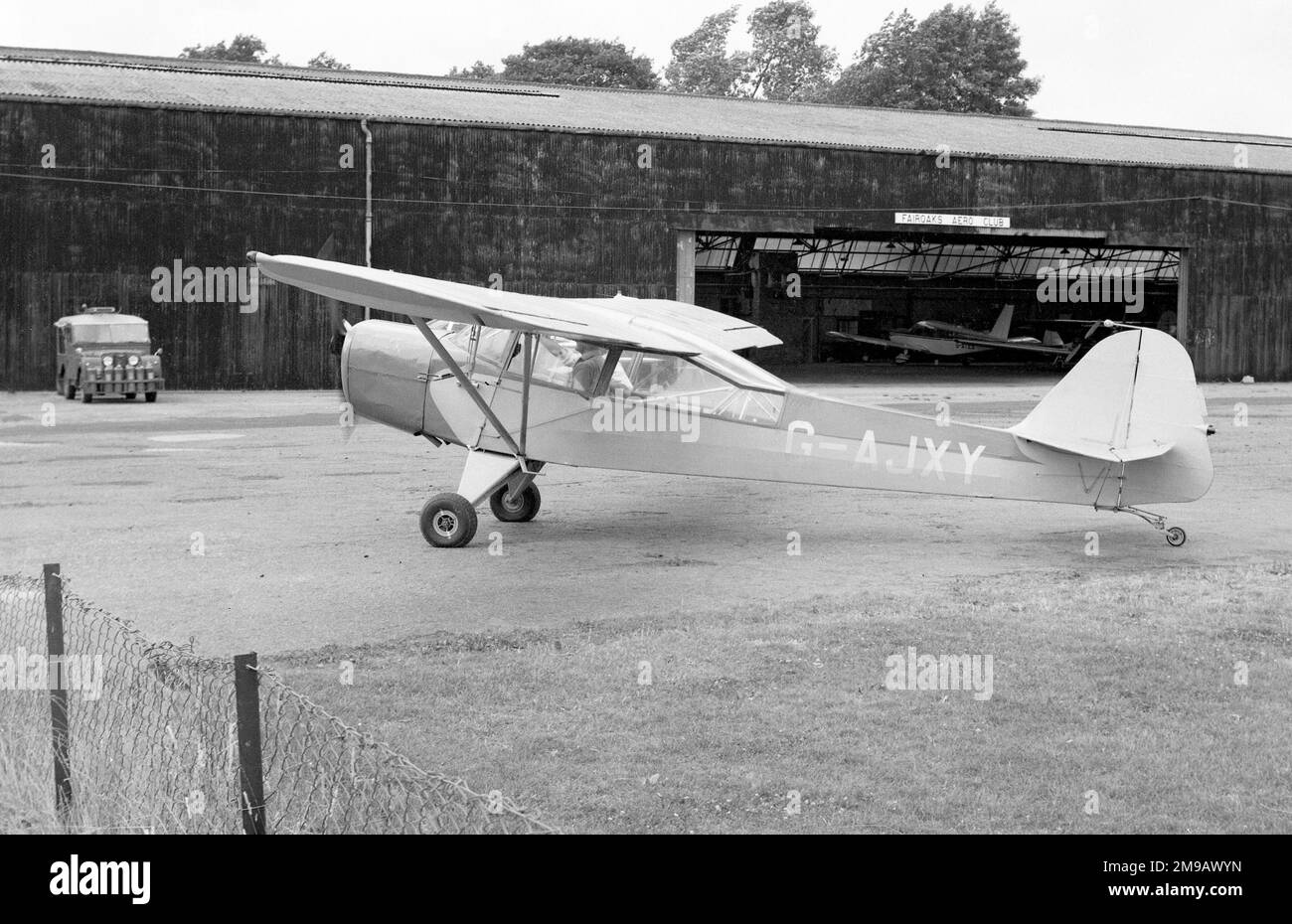Taylorcraft Auster IV G-AJXY (msn 793), at Fairoaks Aero Club in July ...