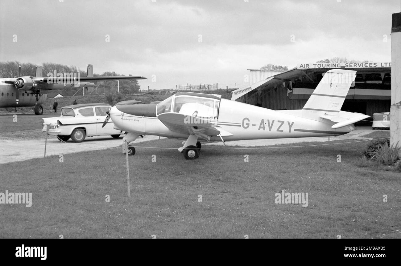 Morane-Saulnier MS.880B Rallye Club G-AVZY (msn 1166), at Biggin Hill ...