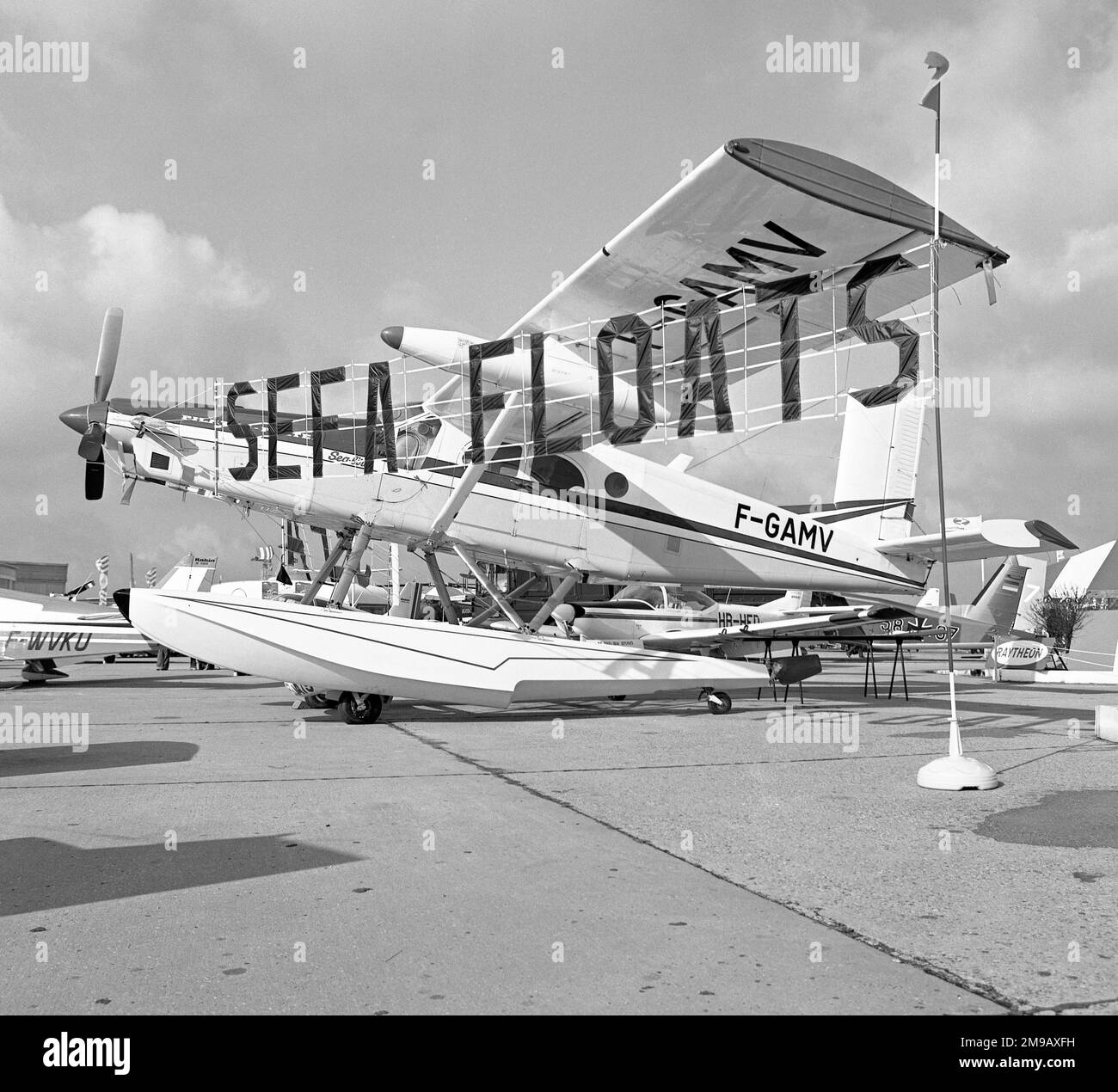 Pilatus PC-6/B2-H2 Turbo-Porter F-GAMV (msn 726), at the Paris Air Show ...