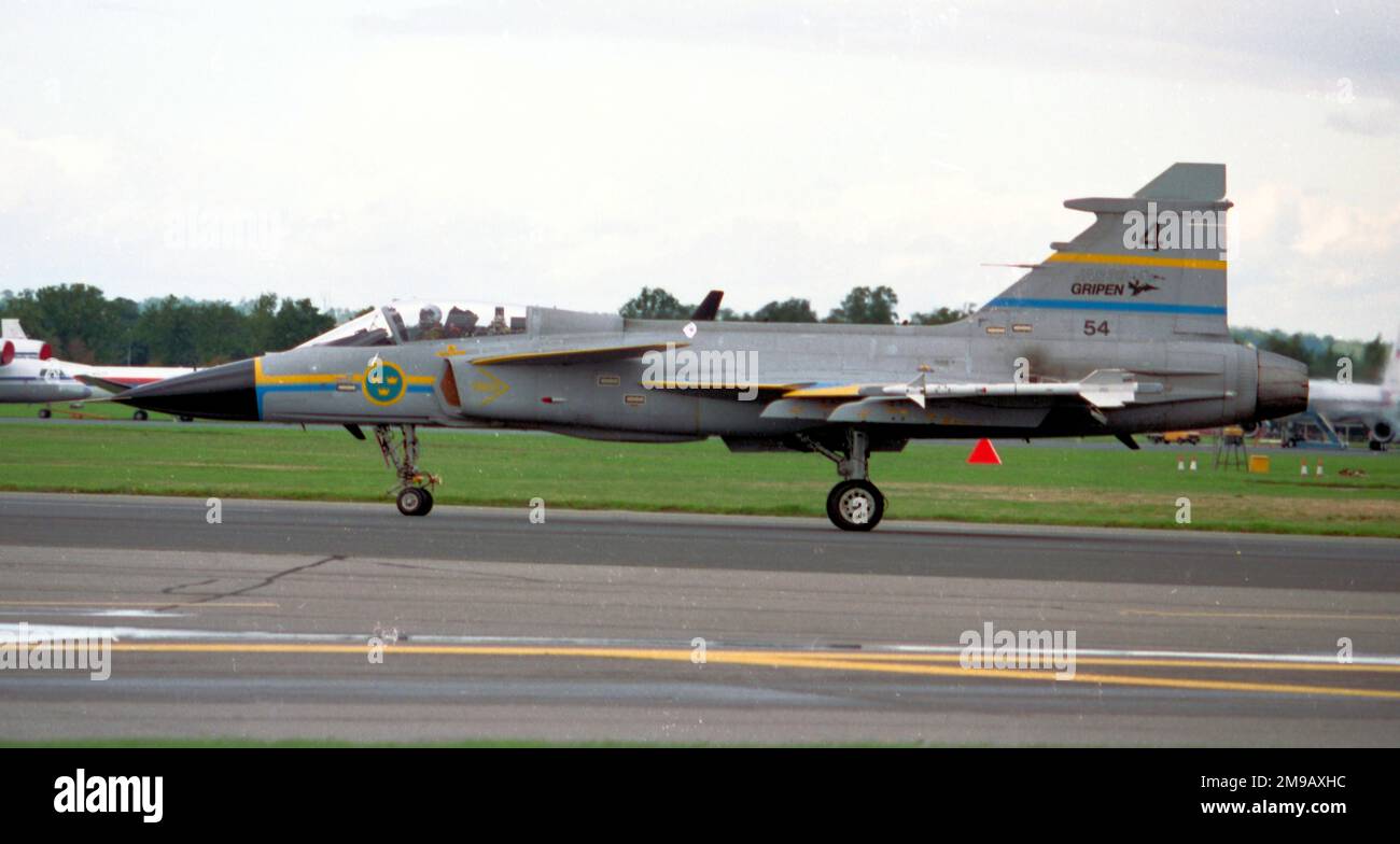 SAAB JAS39 Gripen '54' (msn 4), at the SBAC Farnborough International ...